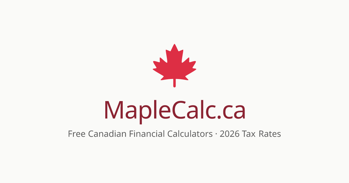 Alberta Income Tax Calculator 2026 | MapleCalc.ca | MapleCalc.ca